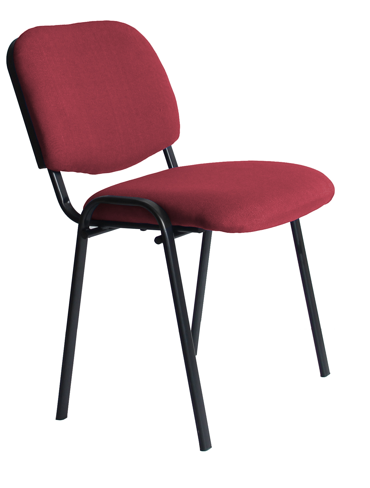 UT-C041 BUR BEZOEKERSSTOEL BURGUNDY - CHM Suriname