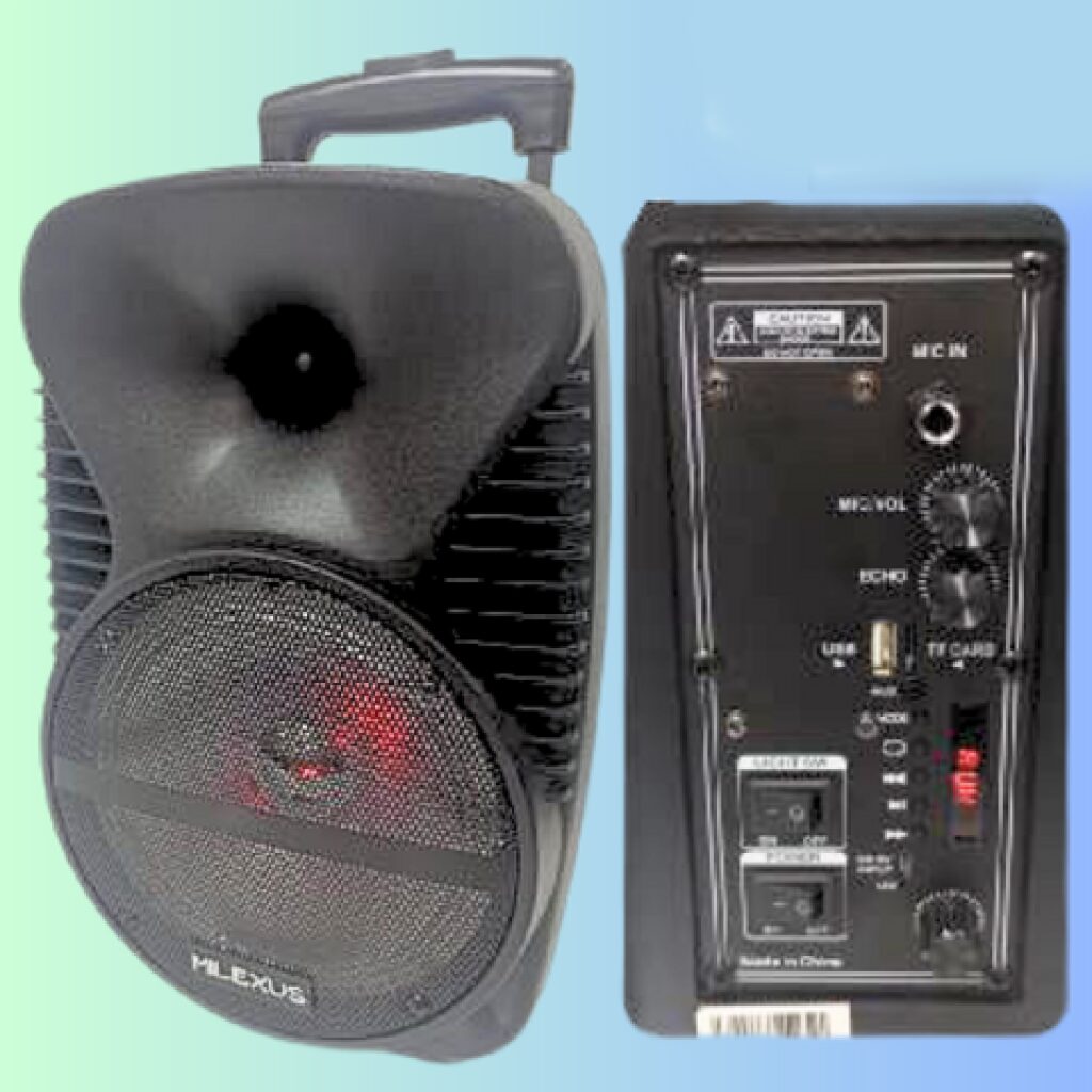 MILEXUS 3.500 WATT OPLAADBARE LUIDSPEAKER - CHM Suriname